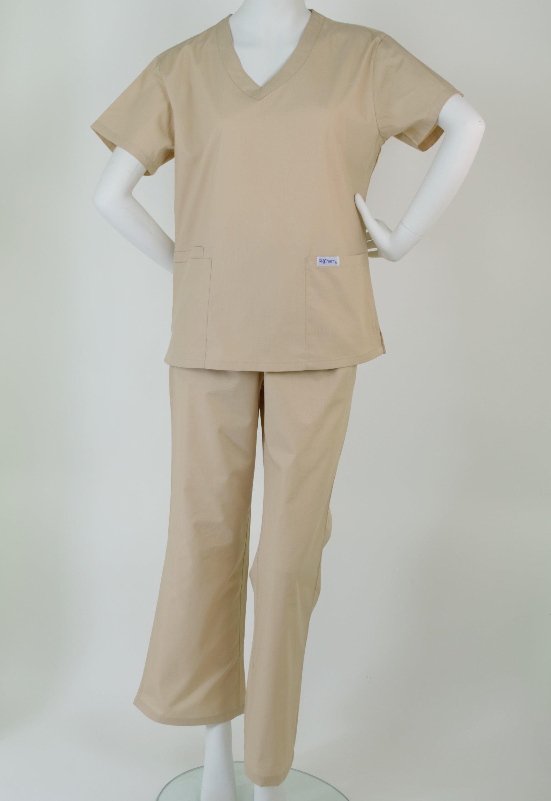 Khaki Scrub Set | ShaGha