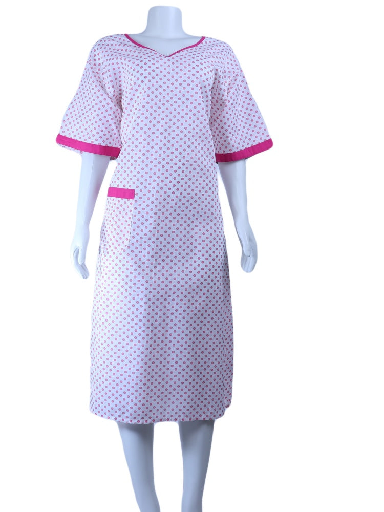 Medical Exam Gown, Open Back, 2 Tone, B14 | ShaGha